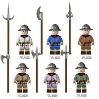 China Medieval Cotton Armored Militia Building Blocks Minifigures for sale