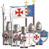 China Medieval Crusaders Building Blocks Minifigures for sale