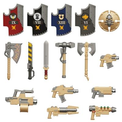 China Game Series Warhammer Weapon Accessories Building Blocks for sale