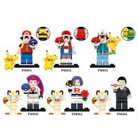 China Pokémon Ash Kogoro Building Blocks Minifigures for sale