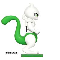 China Pokémon Shiny Mewtwo ABS Material 4.5cm Size Major Brand Compatible Building Blocks Minifigures for sale