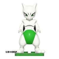 China Pokémon Shiny Mewtwo ABS Material 4.5cm Size Major Brand Compatible Building Blocks Minifigures for sale