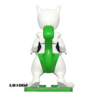 China Pokémon Shiny Mewtwo ABS Material 4.5cm Size Major Brand Compatible Building Blocks Minifigures for sale