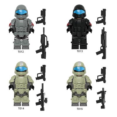 China Halo ODST Building Blocks Minifigures with ABS Material 4.5cm Size and Major Brand Compatibility for sale