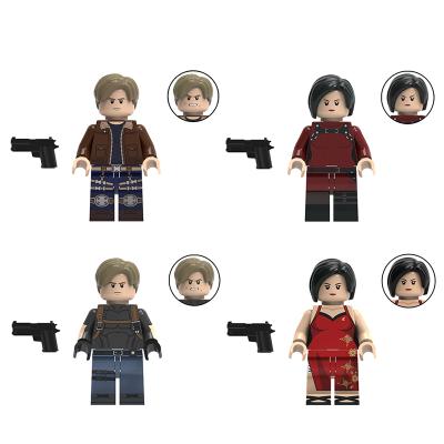 China Resident Evil Leon Building Blocks Minifigures for sale