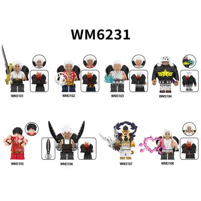 China One Piece S-Eagle S-Doflamingo Building Blocks Minifigures for sale