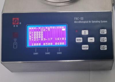 China Cleanroom Viable Microbial Air Sampler SU316L 0.38m/S for sale