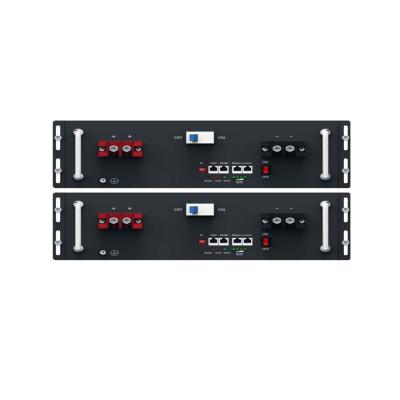 China Rack Mount Solar Battery 10Kwh 51.2V 200Ah LiFePO4 Lithium Ion Battery For Gas Generator for sale