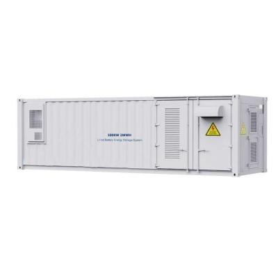 China 30ft ESS Energy Storage System Container 500KW 2MWH LiFePo4 Battery Storage Power for sale