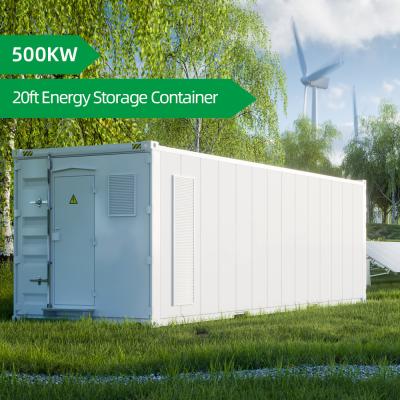 China 500KW Batteries Lithium System Container 20ft Solar Energy Storage Container For Industry for sale