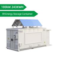China 5ft Industrial Energy Storage System Container 500Wh Battery Powered Storage Container for sale