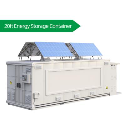 China Access Control Energy Storage Container 6058*2400*2900 20ft And AC Pattern 3W N PE for sale