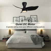 China Stylish 36 Inch DC Motor Ceiling Fan with Smart Control and Alexa / Google Assistant Compatible for sale