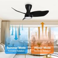 China Stylish 36 Inch DC Motor Ceiling Fan with Smart Control and Alexa / Google Assistant Compatible for sale