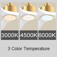 China 52 Ceiling Fan With Dimmable Light ABS Warm White Natural White Cool White for sale