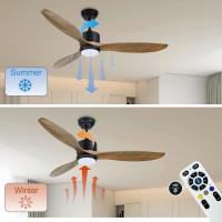 China Modern  52 Inch Fan With Light For 12 Ft* 12 Ft To 17ft * 17 Ft Room for sale