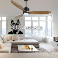 China Modern  52 Inch Fan With Light For 12 Ft* 12 Ft To 17ft * 17 Ft Room for sale
