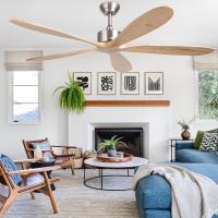 China Smart Ceiling Fan with Light Quiet and Energy Saving 6-Speed Choice Alexa/Google Home Compatible for sale