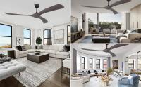 China Quiet Energy Saving 6 Speed Smart Ceiling Fan with Light Controlled by Alexa for sale