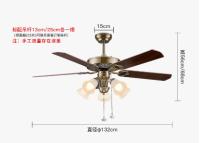 China Modern Energy Saving DC Quiet Motor Ceiling Fan Light with Alexa Google Home Smart Life 6 Speed Choice for sale