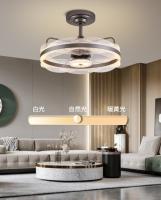 China Smart Ceiling Fan Light with 6 Speeds and 3 Light Modes for sale