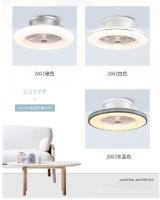 China 3-Speed Smart White Black Gold ABS Ceiling Fan with Illuminations for sale