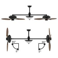 China Modern 86 Inch Smart Ceiling Fan with Light Kit and 3-Speed DC Motor for sale