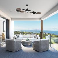 China Modern 86 Inch Smart Ceiling Fan with Light Kit and 3-Speed DC Motor for sale