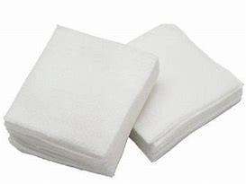 China 0609 55% Cellulose 45% Non Woven white Polyester  wipe for sale