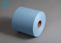 China Cleanroom Wiper Roll SMT Automatic Cleaning 180g High Shrinkage Mirco Fiber for sale