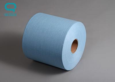 China Cleanroom Wiper Roll SMT Automatic Cleaning 180g High Shrinkage Mirco Fiber for sale