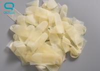 China Frosted Translucent Rubber Latex Notched Finger Cots Anti Static for sale