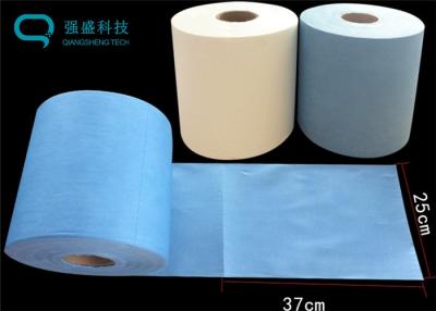 China Strong Industrial Wiping Paper Cleaning Wipe Roll Tear And Wear Resistance for sale