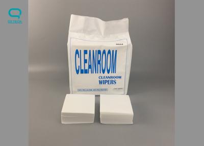 China 100% Polyester Cleanroom Wipers Knitted Particle Free For Industrial Use for sale