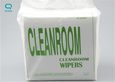 China Electronic Workshop Polyester Long Fiber Braided Wiping Dust Free Cloth for sale