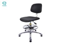 China PU Leather Adjustable Rotary Clean Room Chair Anti Static for sale