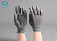 China Clean Room PU Dispensing Nylon Anti Static Gloves For Factory Workshop for sale