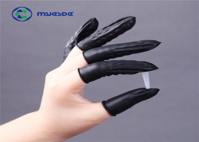 China Dust Free Natural Rubber Finger Cots For Electronic Industry Clean Room for sale