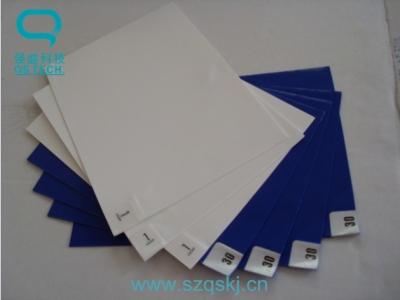 China Industrial Blue Sticky Mat For Dust Removal Anti Static 30 Layer Reusable for sale