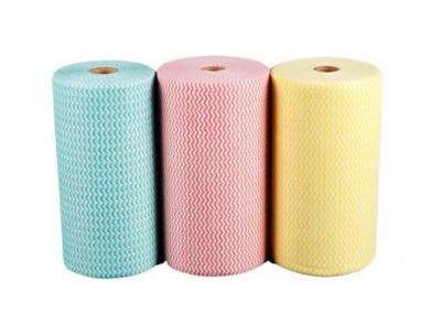 China Cellulose Polyester Hotel Restaurant Wave Wiping Rag Disposable for sale