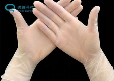 China Anti Static Clean Room Dust Free PVC Gloves Length 9