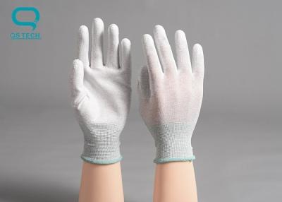 China ESD PU Palm Coated Cleanroom Gloves Anti Static Electronic for sale