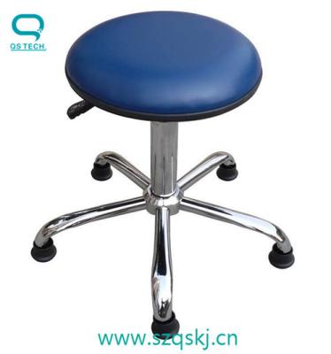 China PU Leather Adjustable Rotary Clean Room Chair Anti Static for sale