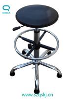 China PU Leather CleanRoom ESD Chair With Plastic Armrest for sale