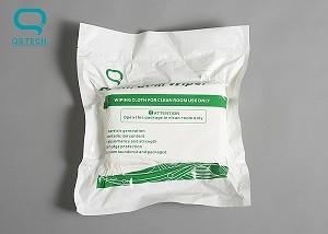China 100% Cleanroom Microfiber Wiper Lint Free Laser Cutting for sale
