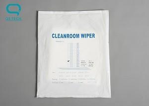 China Non Steriled Cleanroom 6X6 Inch Microfiber Wiper 100pcs / Pack for sale
