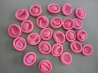 China Natural Rubber Pink Latex ESD Finger Covers For Protecting Fingers for sale