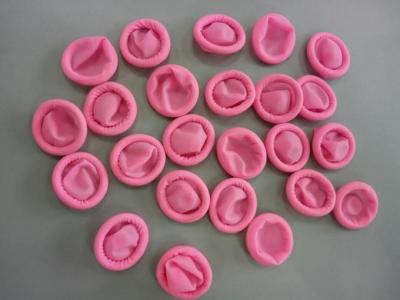 China Natural Rubber Pink Latex ESD Finger Covers For Protecting Fingers for sale