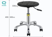 China Ergonomic Esd Chairs Safe Lab Chairs With Wheels Use For Cleanroom PU Material for sale