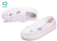 China Four-hole Anti Static ESD Cleanroom Shoes Resistance To Ground for sale